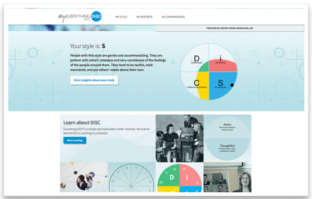 MyEverythingDiSC - Videos|Tools for Managing the App