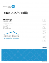Everything DiSC Workplace® on Catalyst™ - Bishop House Consulting